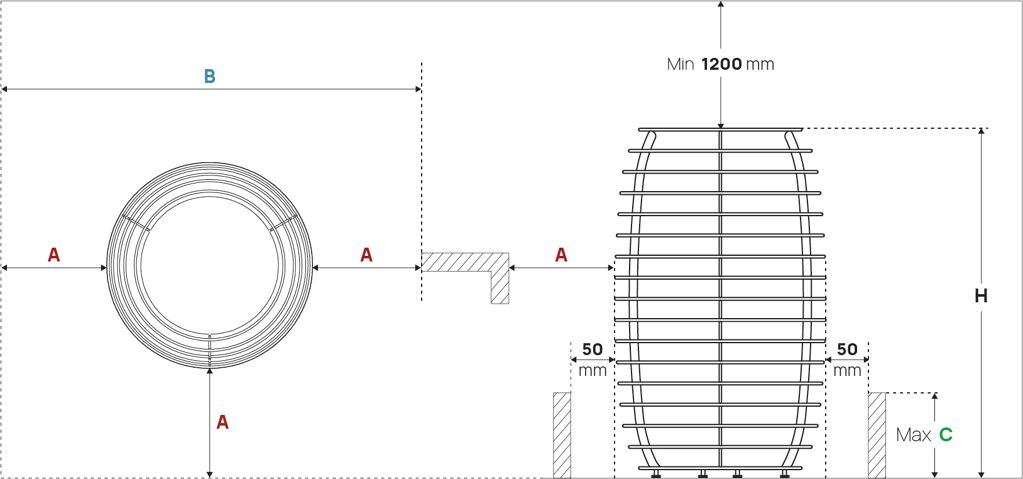 11 kW HIVE Mini electric sauna heater – HUUM